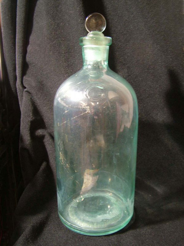 327: Antique Glass Arsenic Poison Bottle - Oct 09, 2009 | The Antiques ...