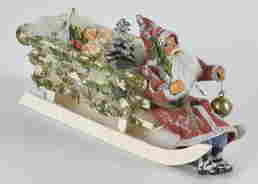 Painted composition Santa in a moss and loofah ca - Sep 15, 2017 | Pook ...