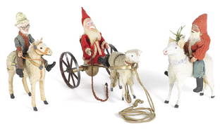 Painted composition Santa in a moss and loofah ca - Sep 15, 2017 | Pook ...