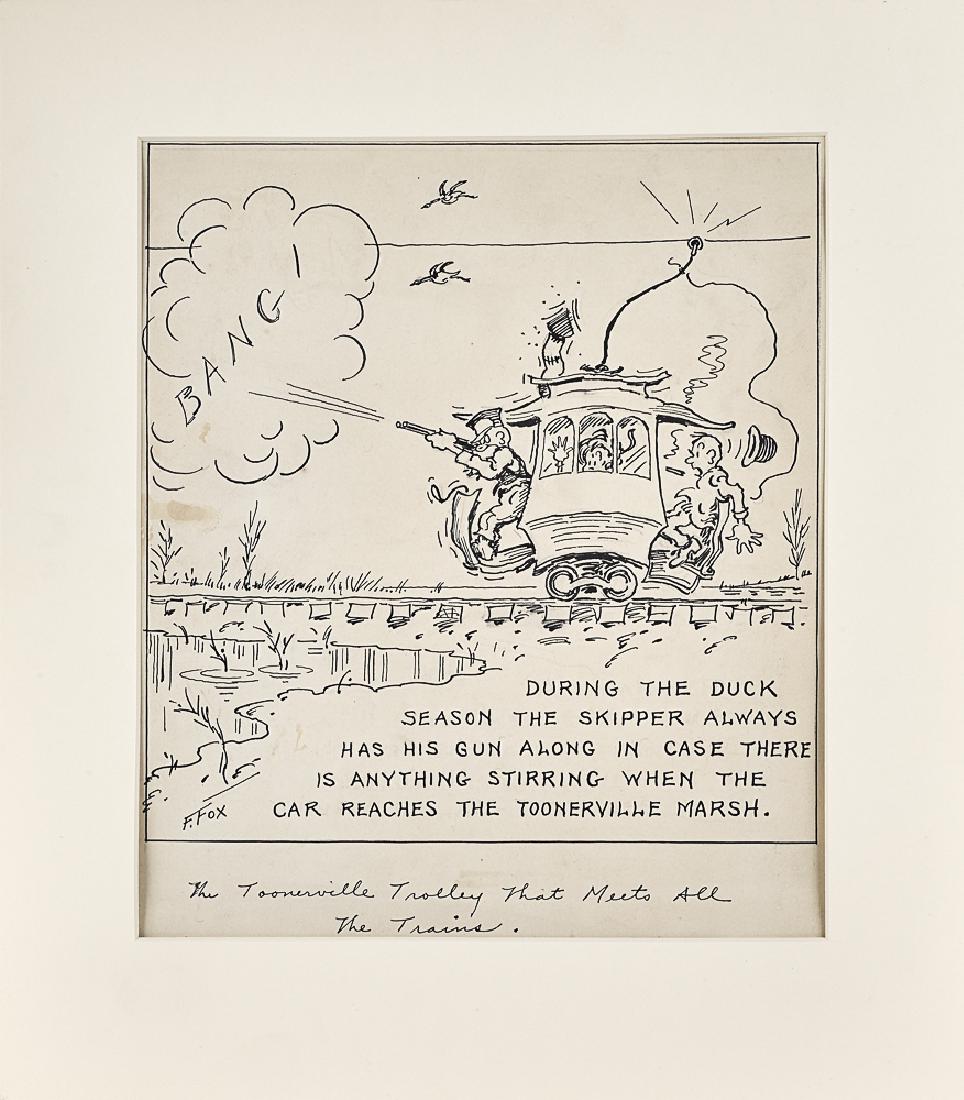 Toonerville Trolley Comic Strip Art