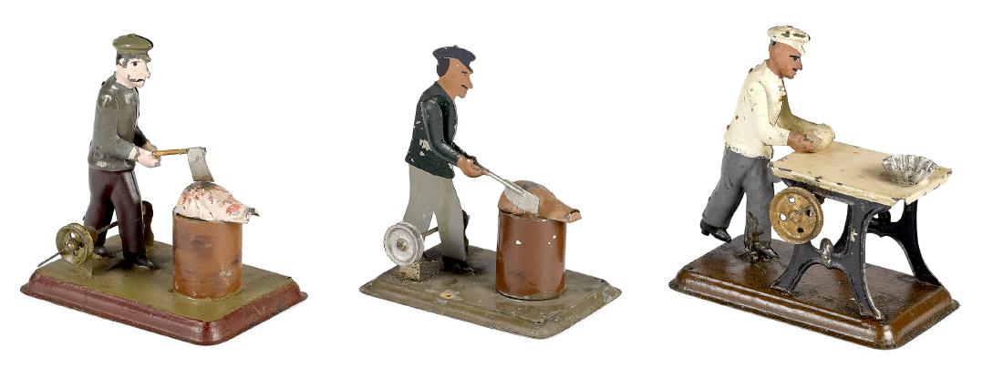 Three Butcher And Baker Steam Toy Accessories