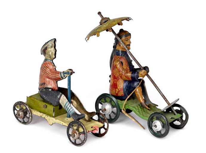 Two Tin Lithograph Penny Toys