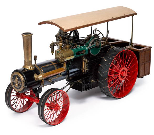 Massive Live Steam Traction Engine Model
