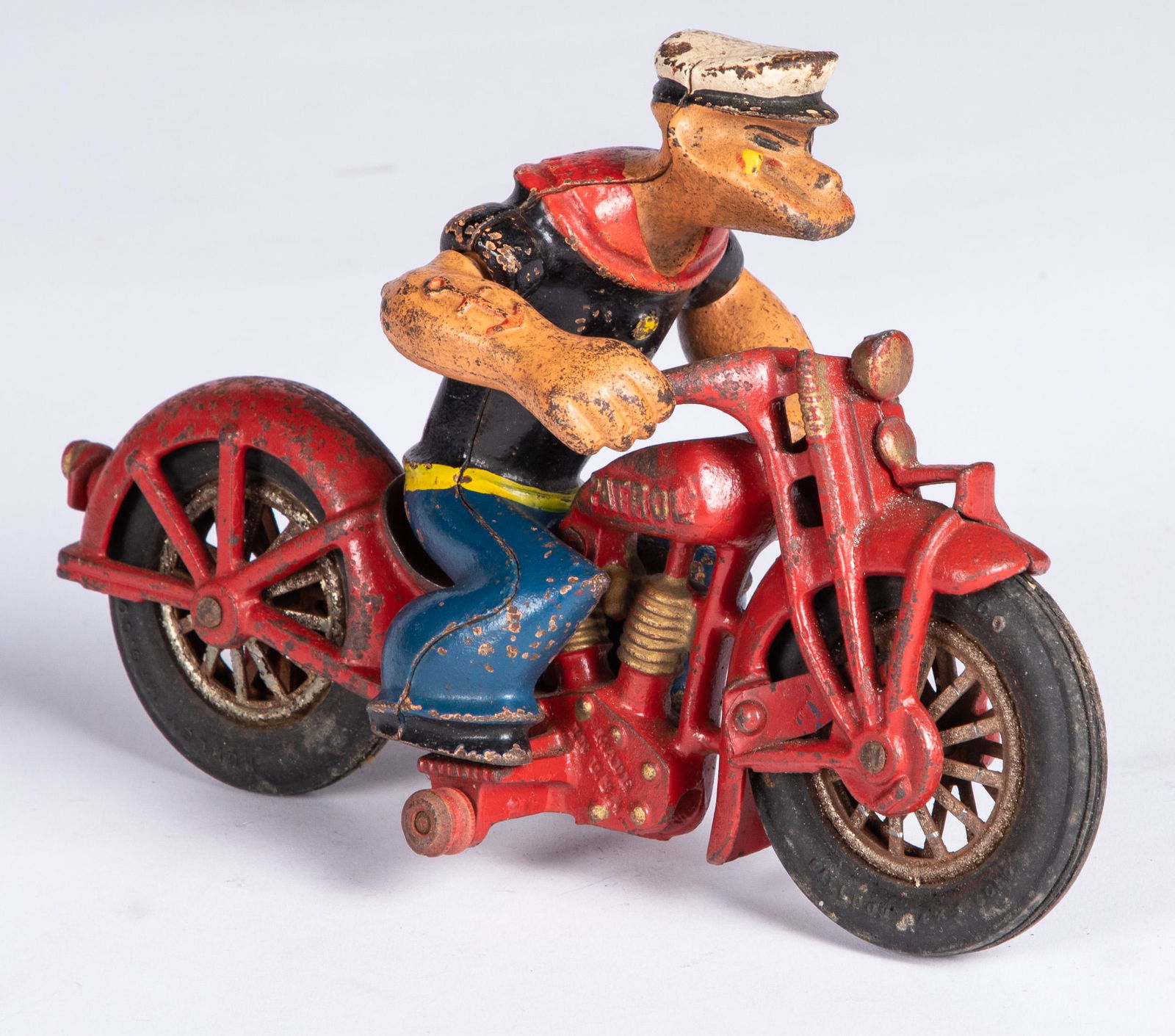 Hubley cast iron Popeye Patrol motorcycle - Dec 09, 2019 | Pook & Pook ...