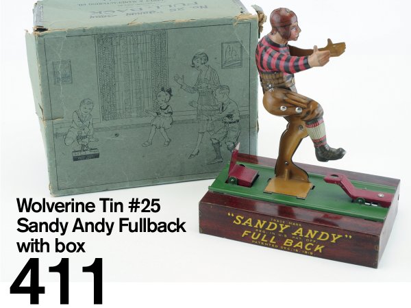 Wolverine Tin #25 Sandy Andy Fullback With Box