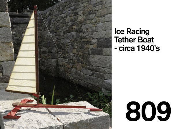 809: Ice Racing Tether Boat - circa 1940's - Nov 16, 2008 | Pook & Pook ...