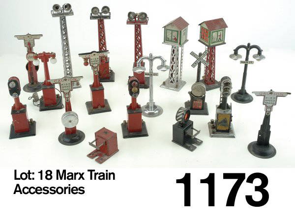 Lot: 18 Marx Train Accessories - Nov 16, 2008 | Pook & Pook, Inc. with ...