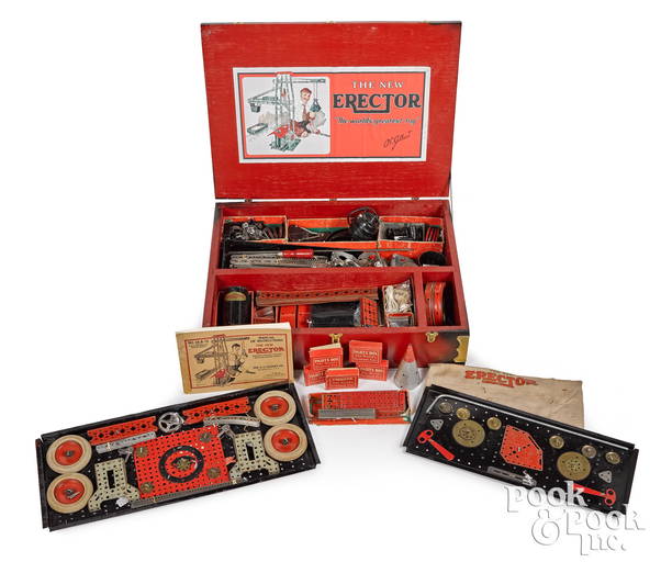 Boxed Gilbert Erector Set #10