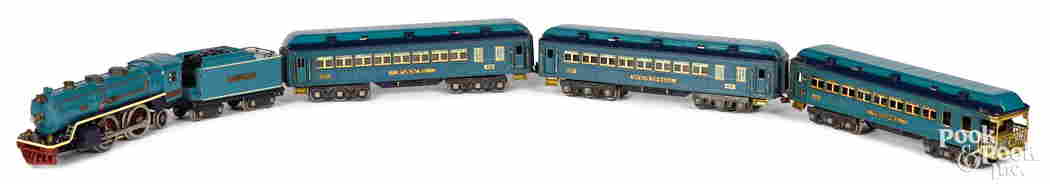 4: LIONEL BLUE COMET TRAIN SET - Sep 17, 2011 | Lloyd Ralston Gallery in CT