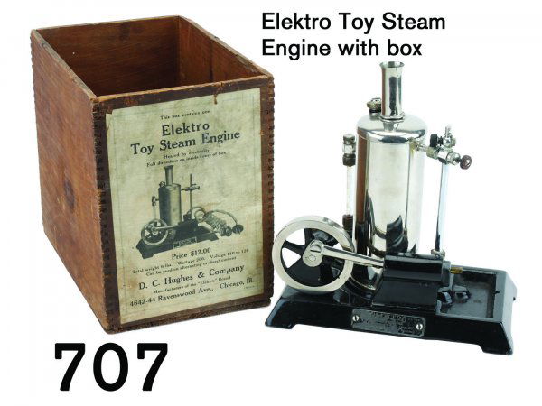 707: Elektro Toy Steam Engine with box