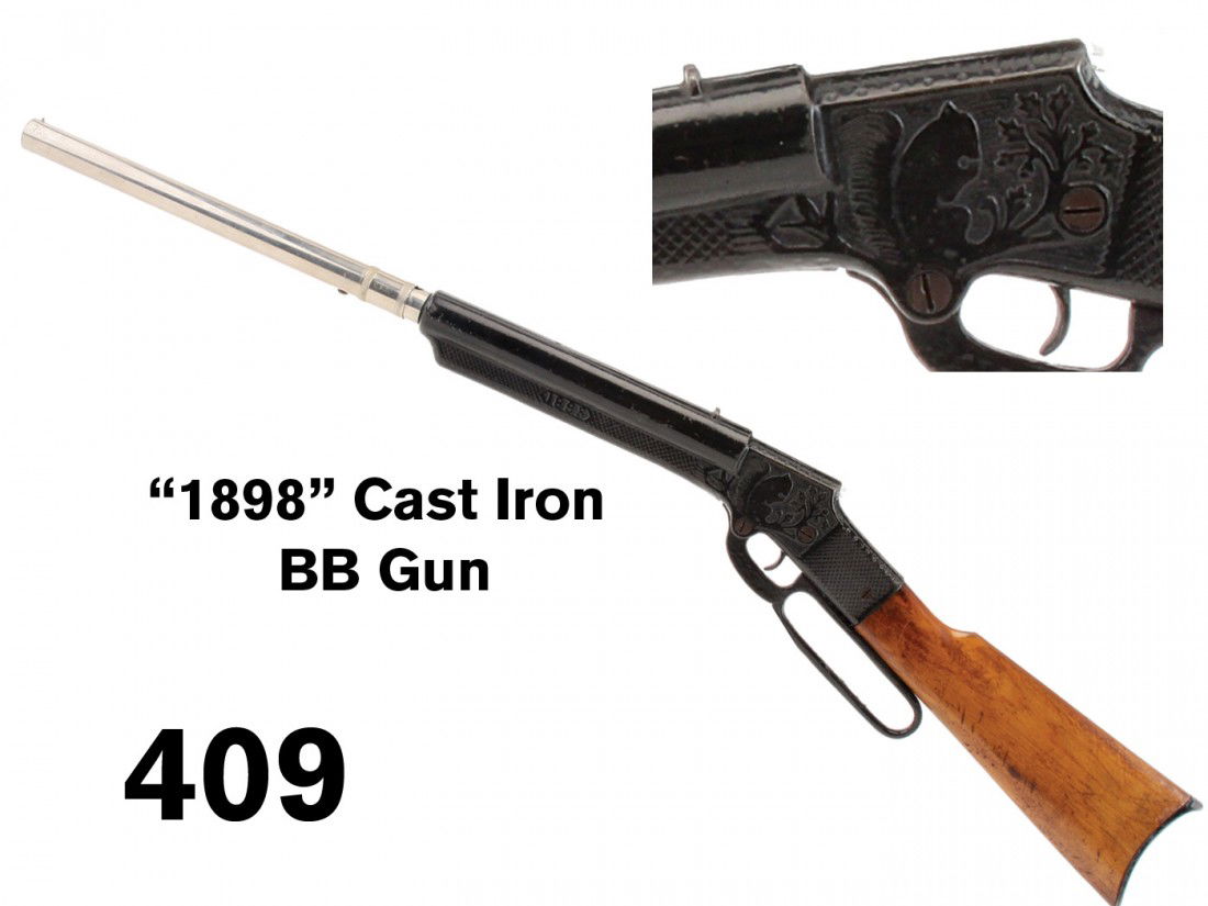 '1898' Cast Iron BB Gun - Nov 19, 2011 | Pook & Pook, Inc. with Noel ...