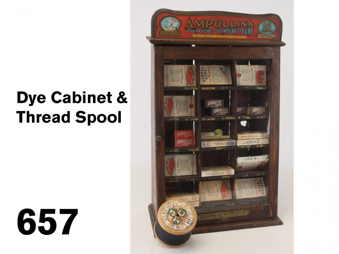 Dye Cabinet & Thread Spool