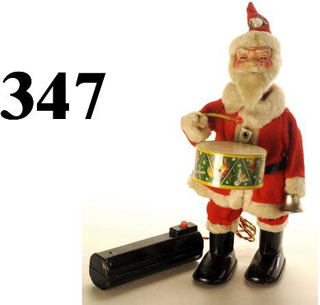 Walking Santa Drummer Battery Operated