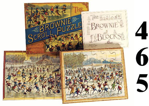 Palmer Cox Brownie Scroll Puzzles