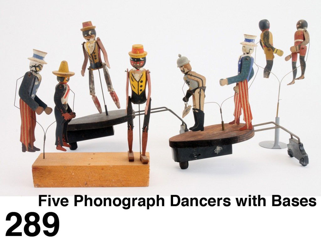 Five Phonograph Dancers with Bases