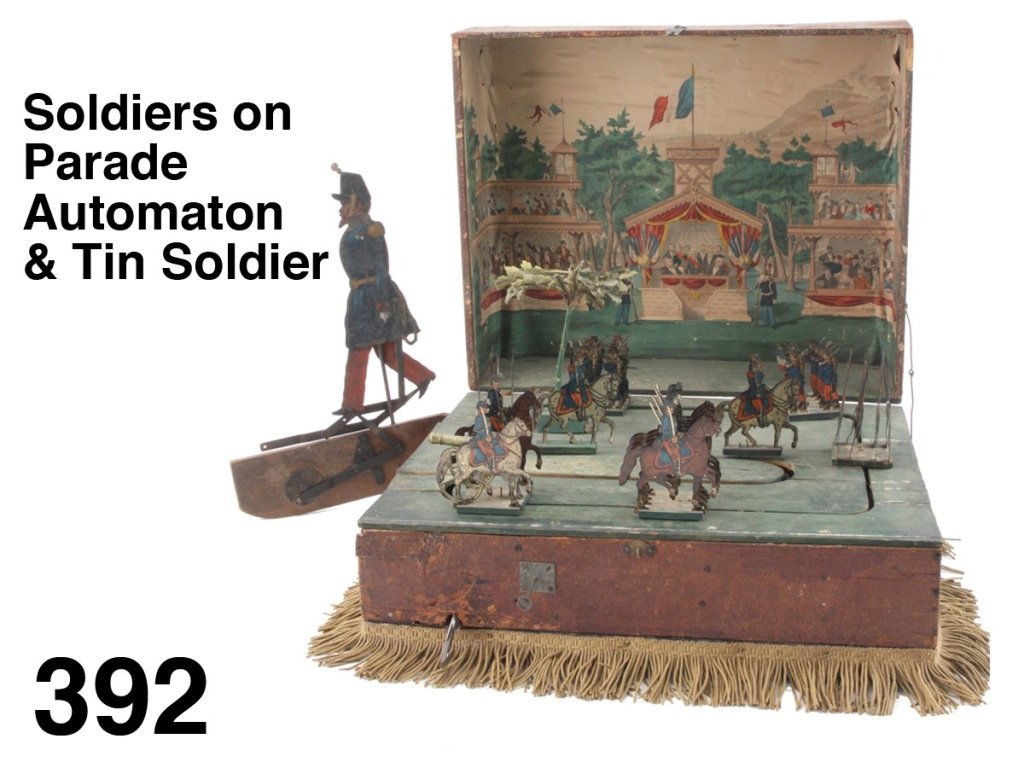 Soldiers On Parade Automaton & Tin Soldier