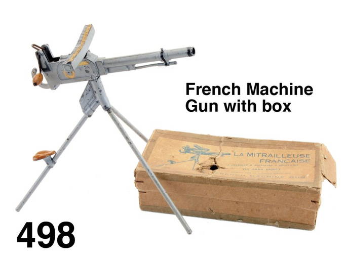 French Machine Gun With Box
