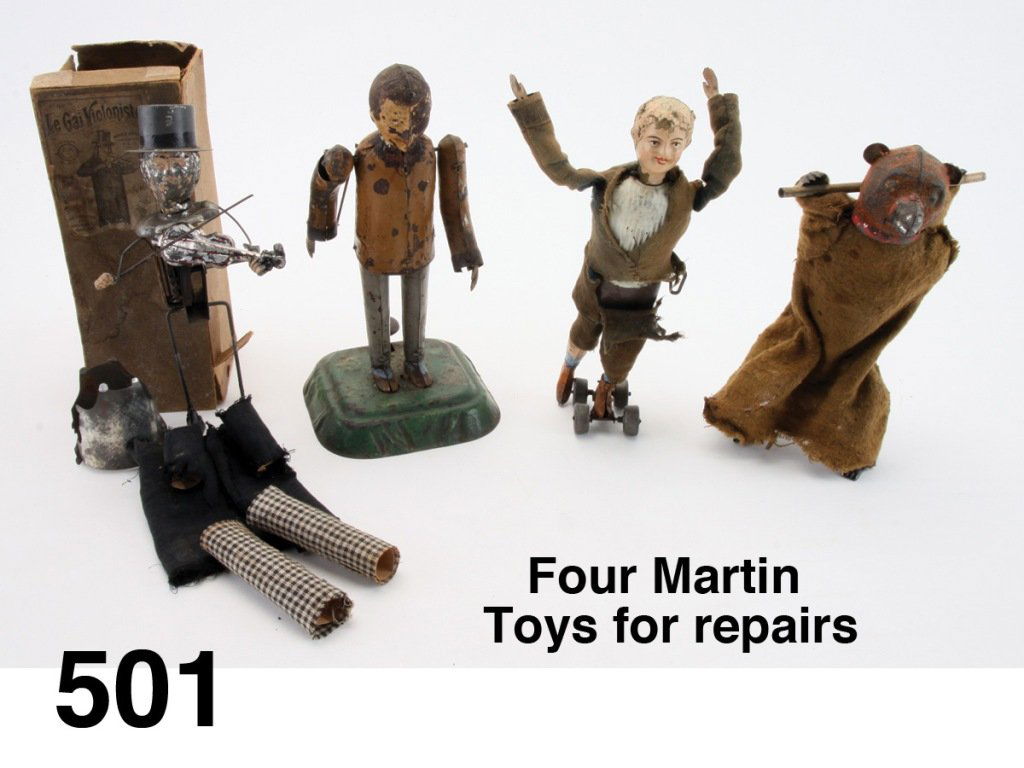 Four Martin Toys For Repairs