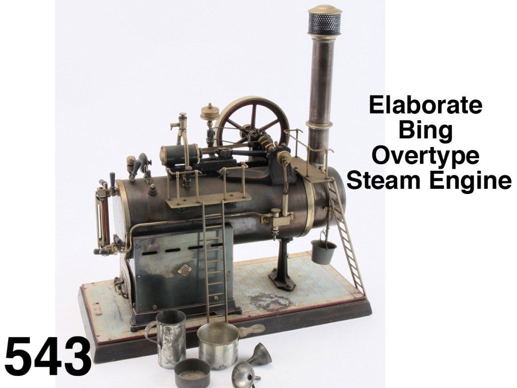 Elaborate Bing Overtype Steam Engine - Nov 17, 2012 | Pook & Pook, Inc ...