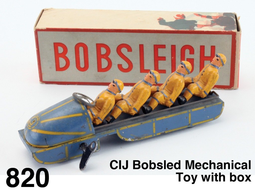 CIJ Bobsled Mechanical Toy with box - Nov 17, 2012 | Pook & Pook, Inc ...