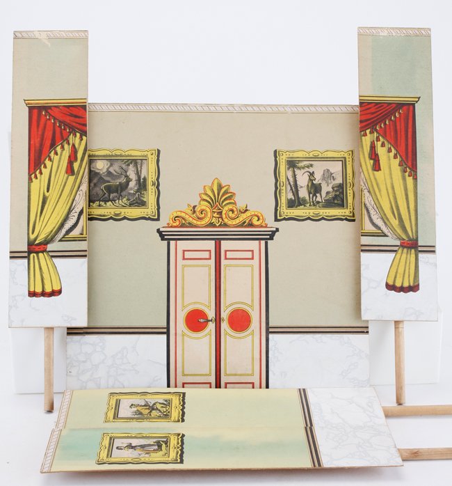 Large Toy Theater with Elaborate Proscenium - Apr 11, 2014 | Pook ...
