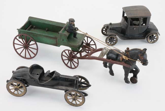 Cast Iron Cars & Express Wagon