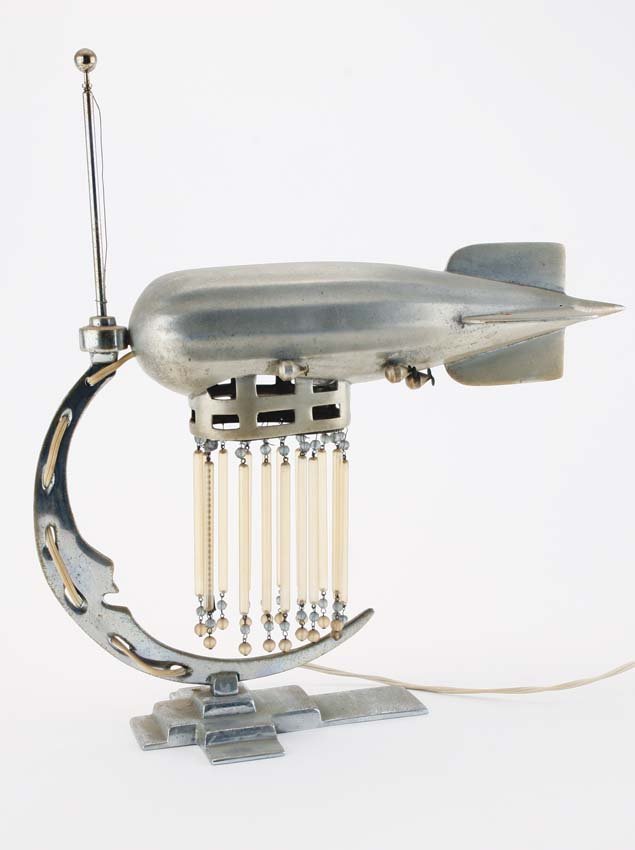 Art Deco Zeppelin Lamp - Dec 06, 2014 | Pook & Pook, Inc. with Noel ...