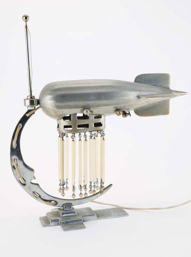 Art Deco Zeppelin Lamp - Dec 06, 2014 | Pook & Pook, Inc. with Noel ...