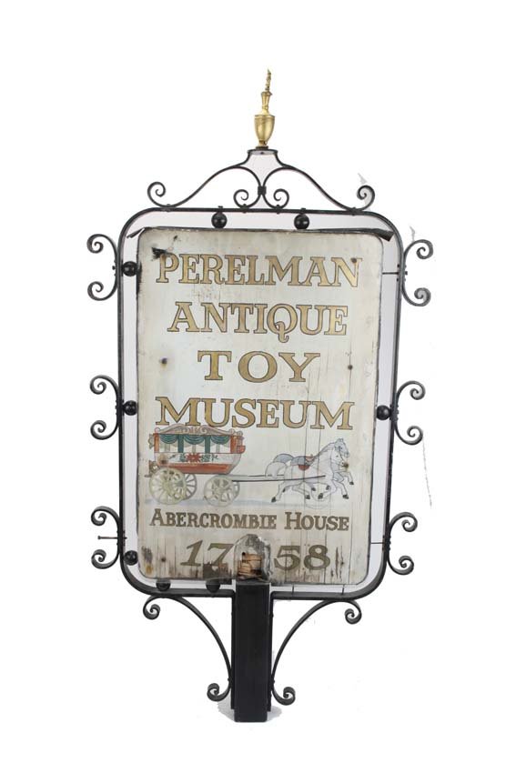 Perelman Toy Museum Sign - Dec 06, 2014 | Pook & Pook, Inc. with Noel ...
