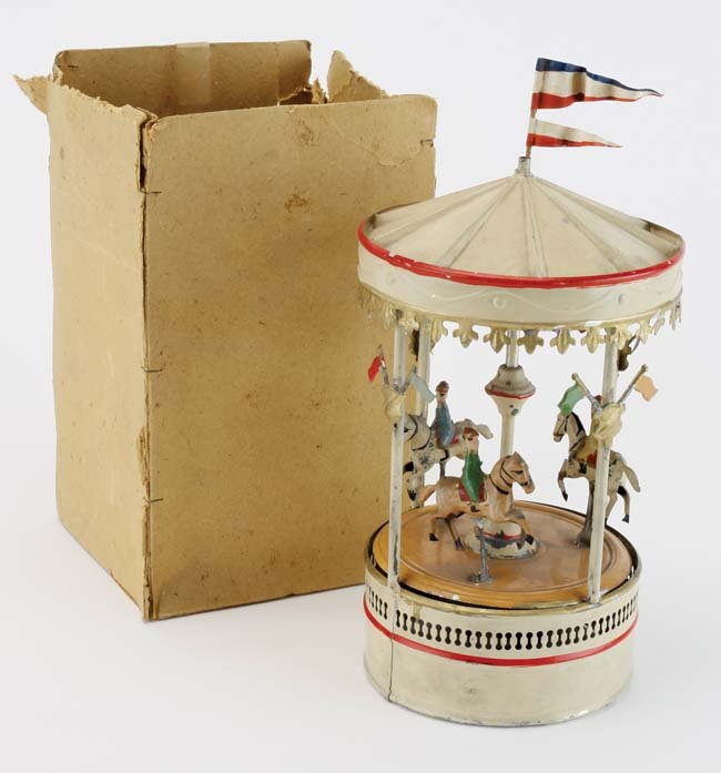 German Tin Merry Go Round