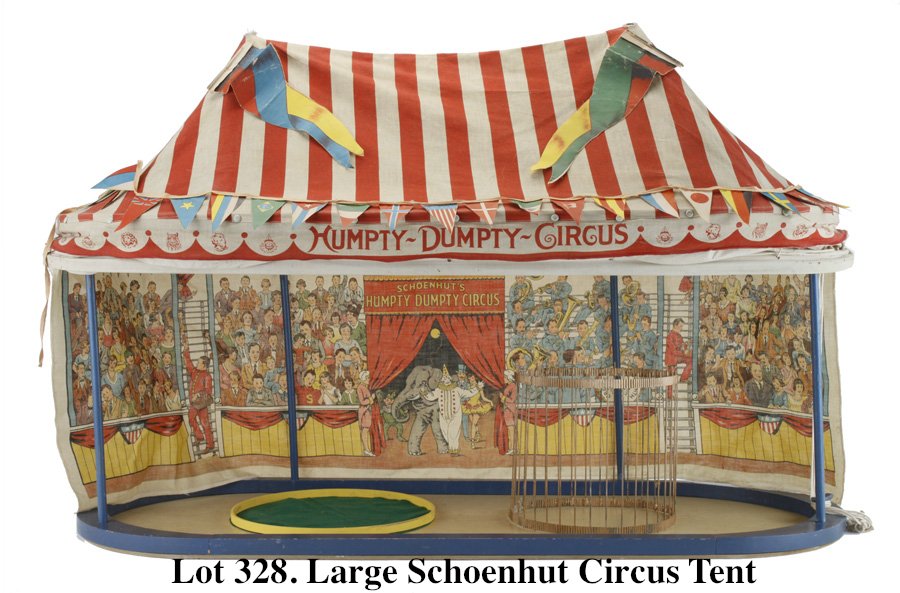 Large Schoenhut Circus Tent