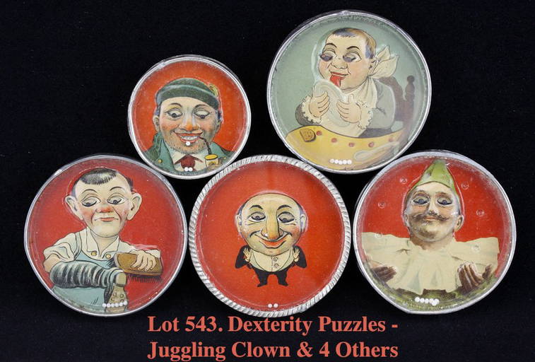 Dexterity Puzzles Juggling Clown & 4 Others