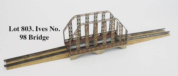 Dorfan Prewar O Gauge Bridge With Approach Supports
