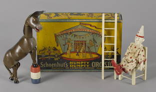 Schoenhut Humpty Dumpty Circus tent - Jun 17, 2019 | Pook & Pook, Inc ...