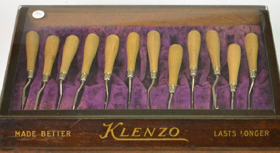 Klenzo General Store Display Has A Mahagony Body With