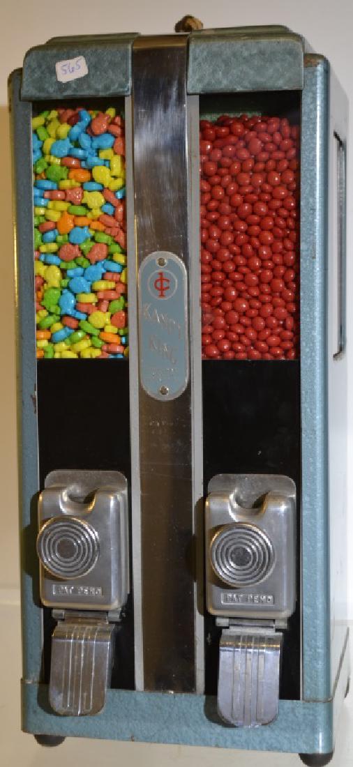 Kandy King 1 Cent Candy Dispenser Has dual chamber