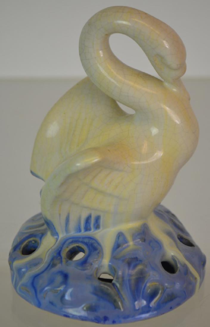 Fulper Swan Flower Frog - Mar 03, 2018 | Keystone Auction LLC in PA