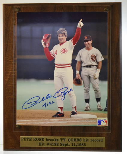 "stacks Of Plaques" Pete Rose