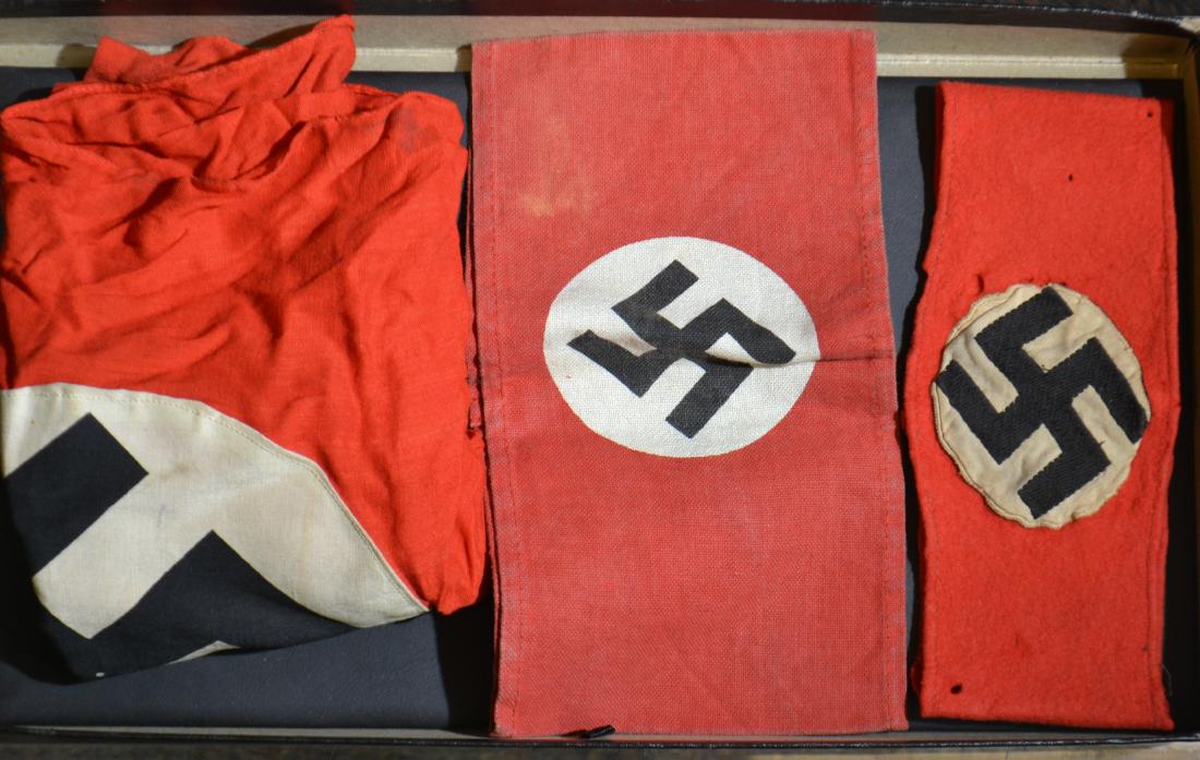 Original Wwii Nazi Arm Band W/ Swastika