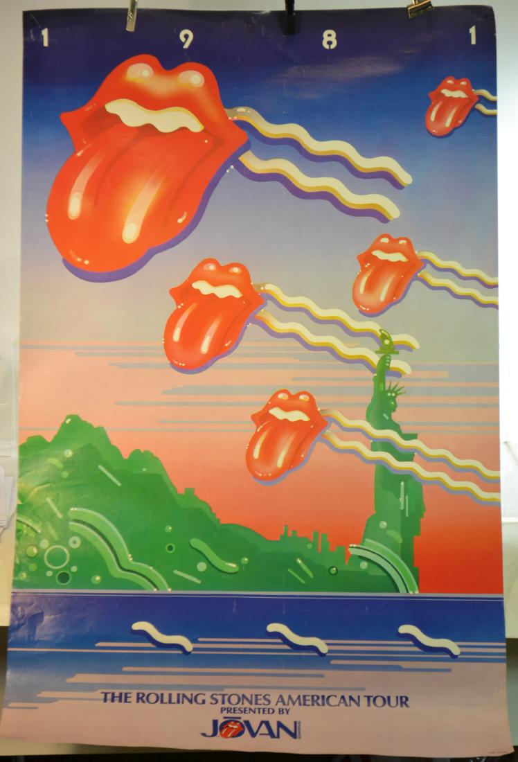 1981 Rolling Stones Poster