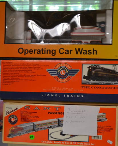 Lionel O Gauge Train Sets In Box