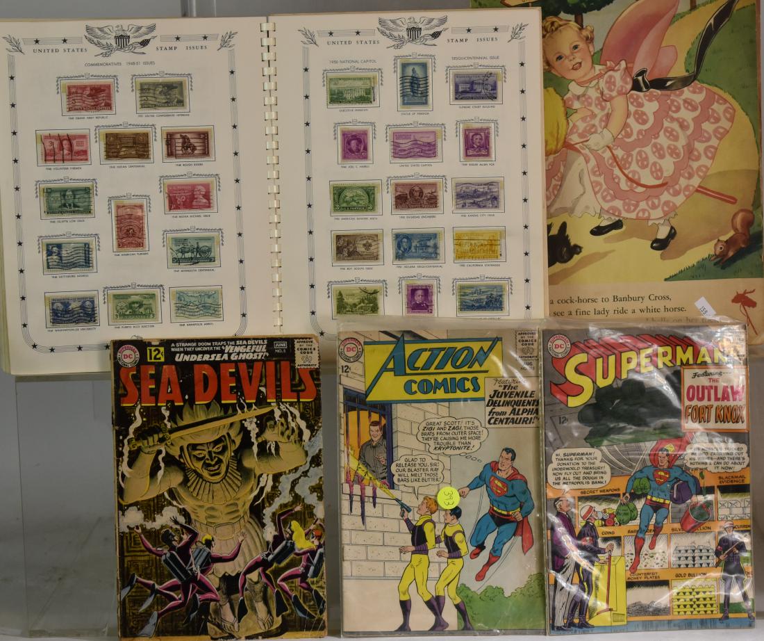 Vintage Comics And Stamps