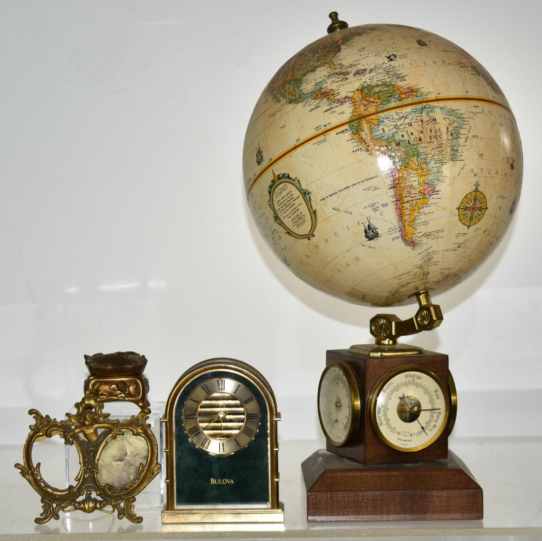Globe Barometer and Other Items
