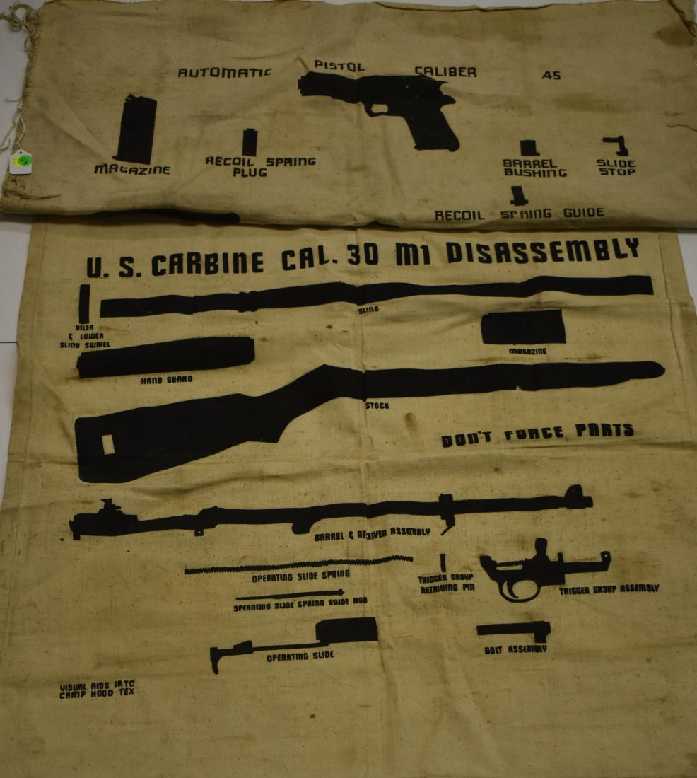 Two Military Weapons Assembly Mats