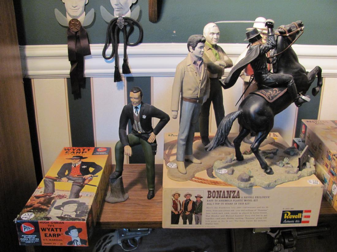 Western model grouping w/Pyro Wyatt Earp