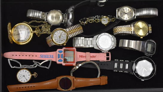 Vintage Texas Instrument Red Led Digital Men's Watch