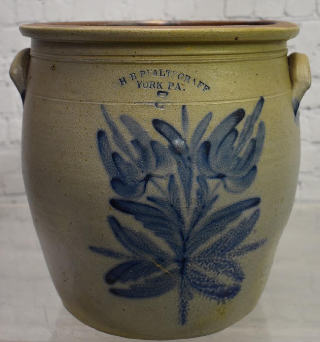 H.B. Pfaltzgraff Floral Decorated Crock