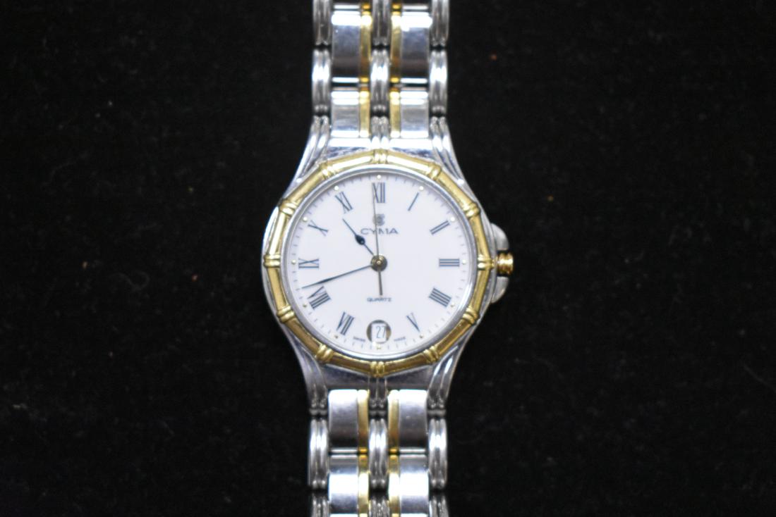 Cyma 18K Gold & Stainless Steel Swiss Watch