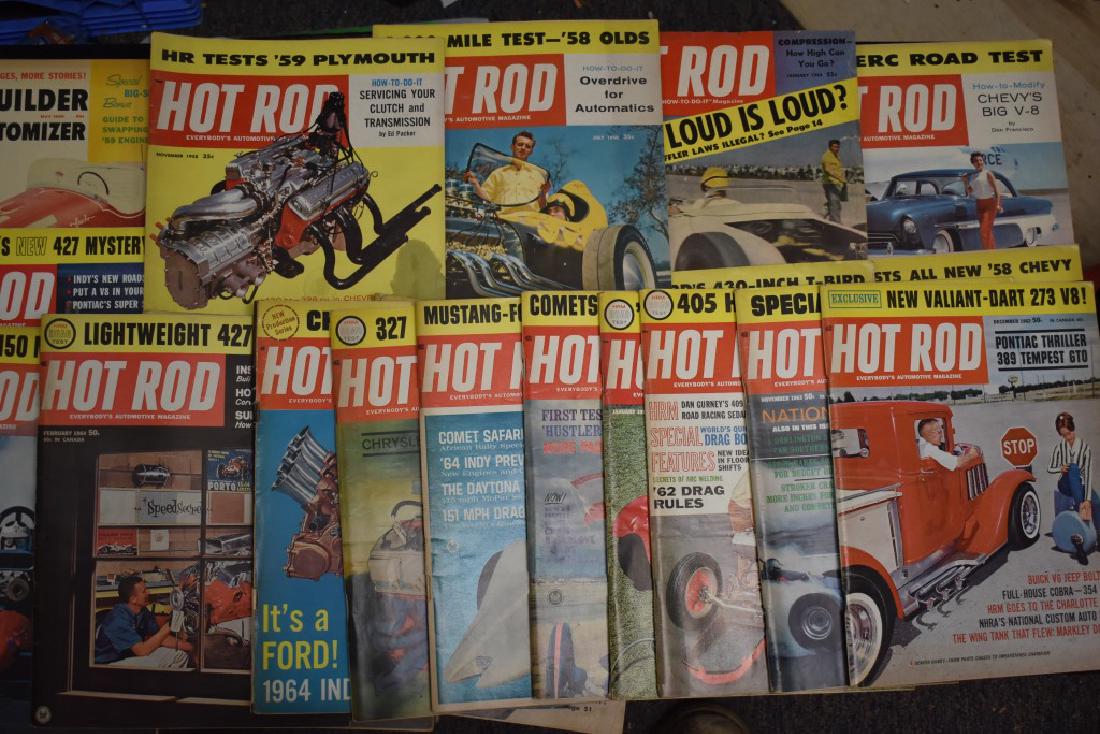 Collection Of Vintage Hot Rod Magazines