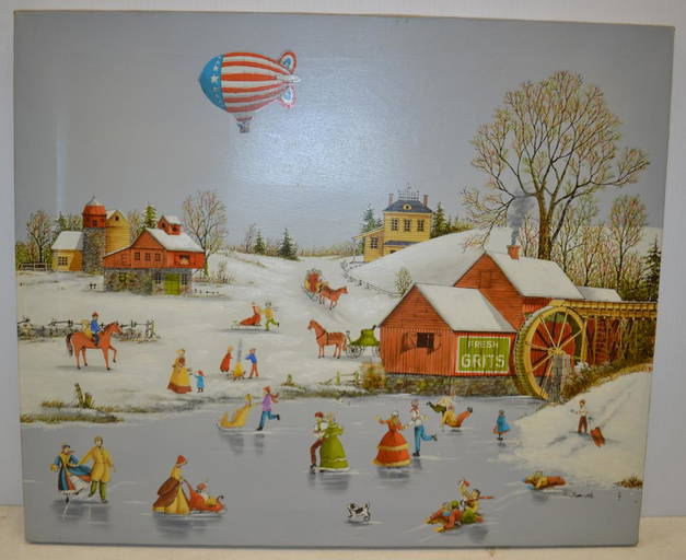 R. Smith Oil On Canvas